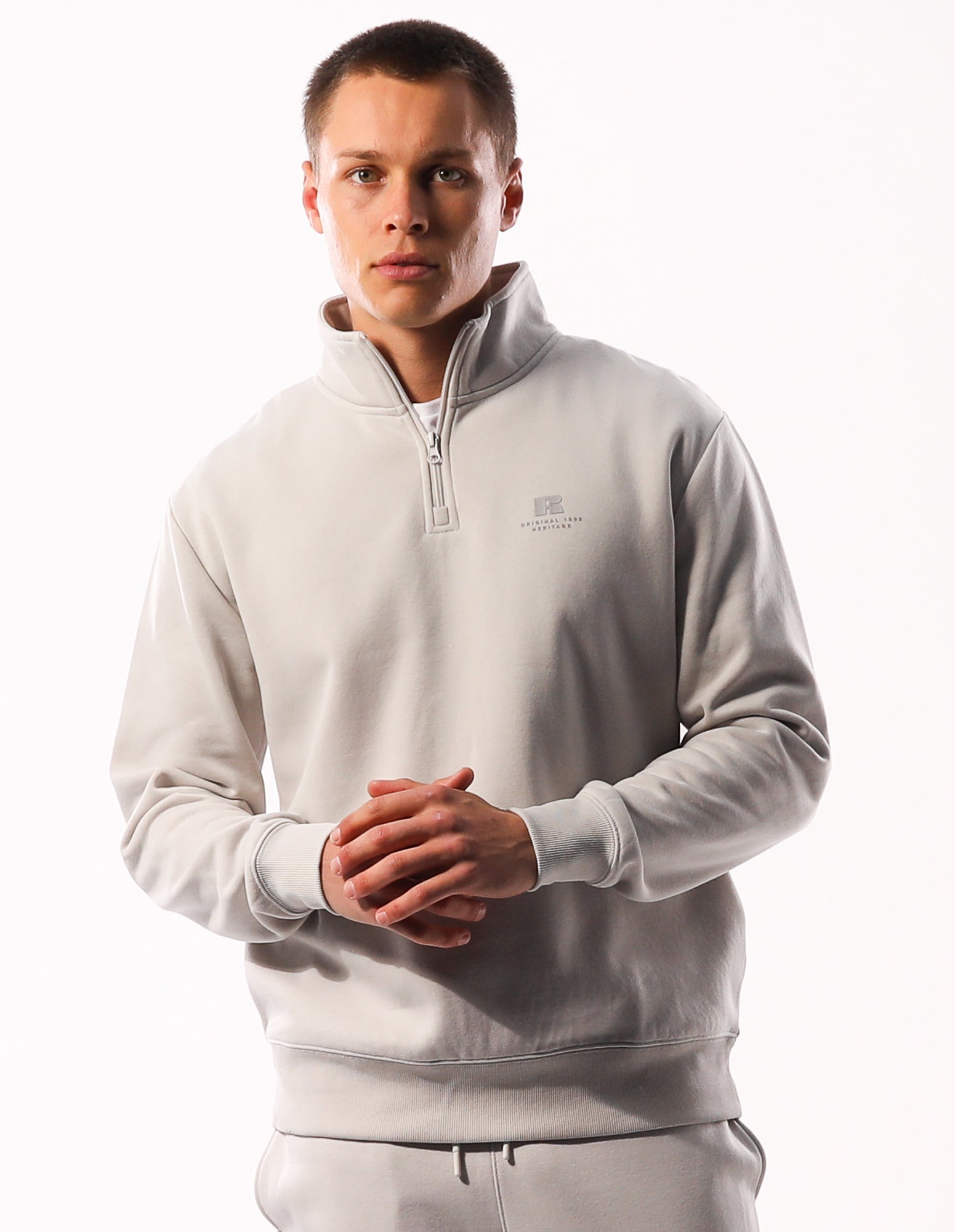 Russell Athletic Men's Brooklyn Quarter Zip | Antarctica